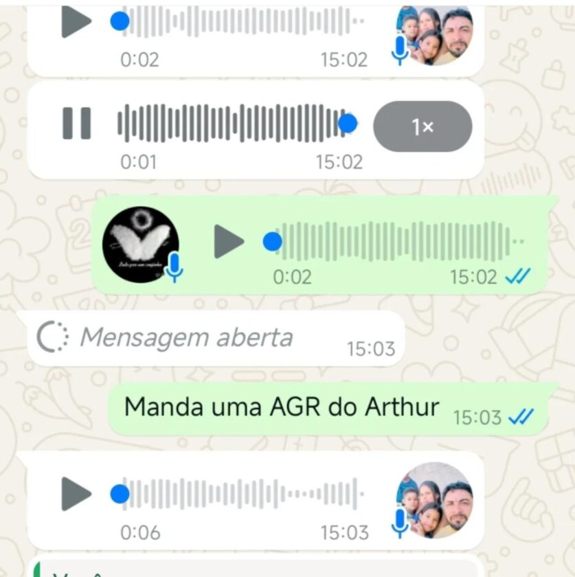 Mãe de Arthur Ramos se defende após críticas e publica prints para ...